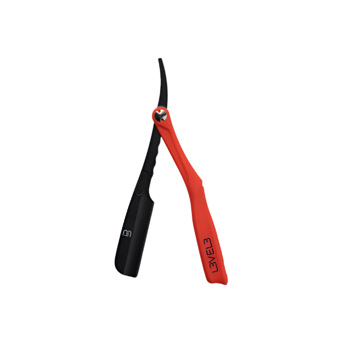Level3 Milly Blade Razor Holder - Black/Red – AlamoBarber.com